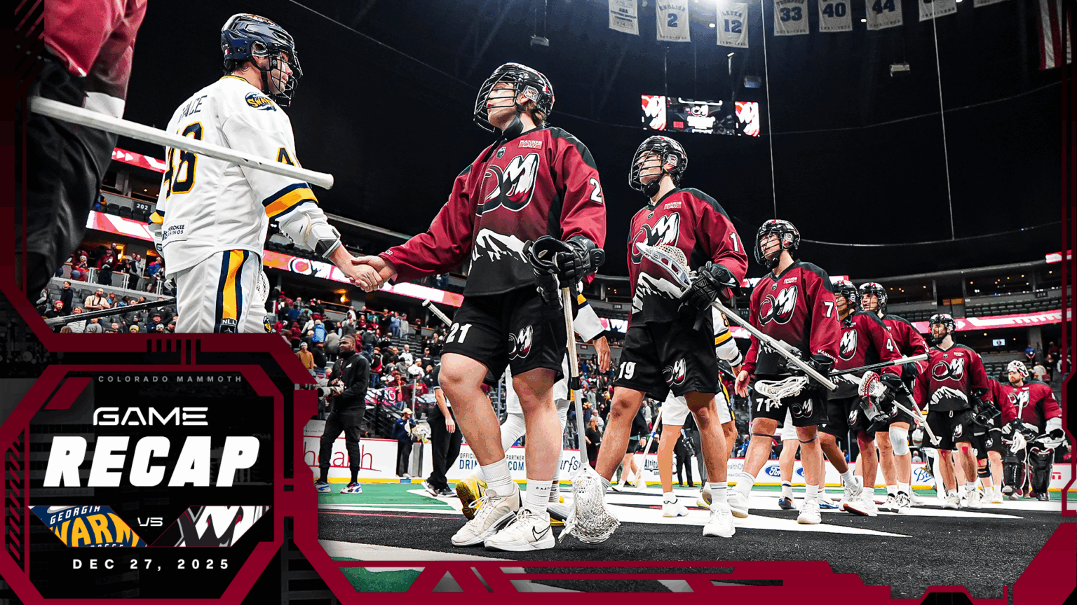 Mammoth Surrender 12-3 Home Opener to Georgia Swarm - Colorado Mammoth ...